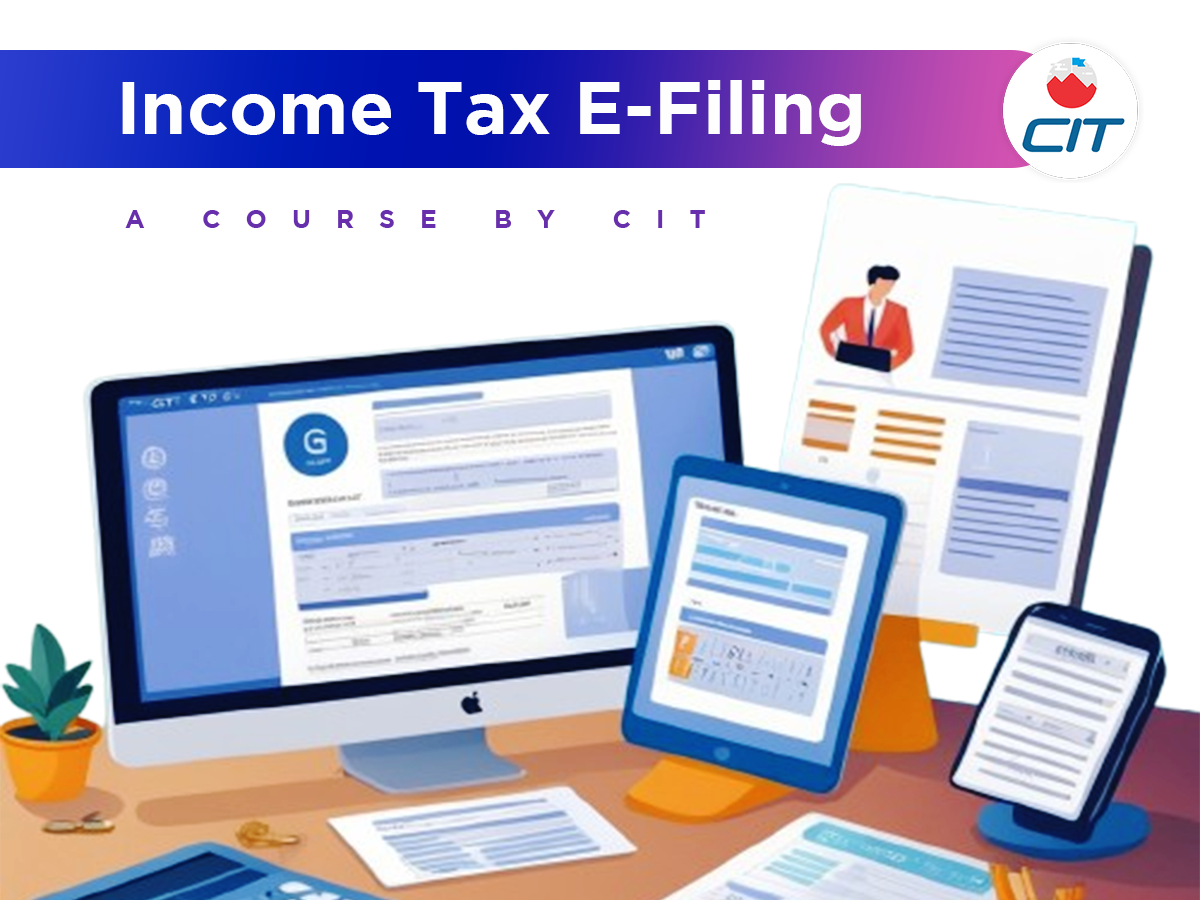 Income Tax / Direct Tax E-Filing Course | E-Filing | Central Institute ...